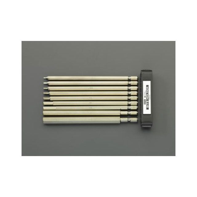 ●メーカー名：エスコ / ESCO●商品名：9本組/1.5-10mm Hexagon ドライバービット●メーカー品番：EA611BN-100●JANコード：4548745851618商品の保証は、メーカー保証書の内容に準じます。備考■六角シ...