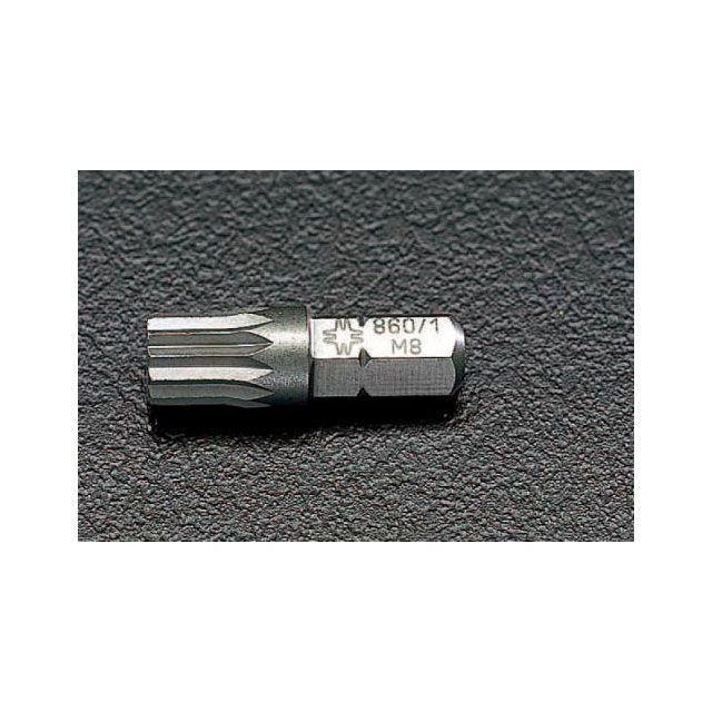 ●メーカー名：エスコ / ESCO●商品名：M8x25mm XZN ドライバービット●メーカー品番：EA611GX-8●JANコード：4518340421547商品の保証は、メーカー保証書の内容に準じます。備考■六角シャンク…1/4”■サイ...