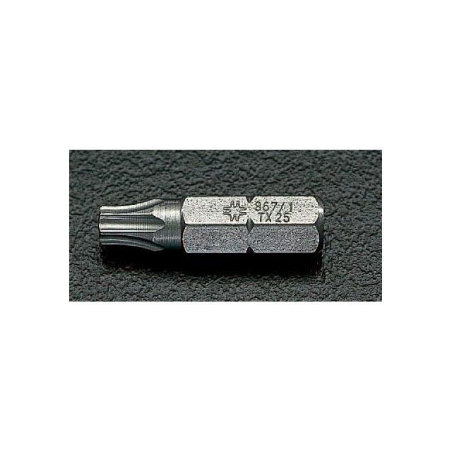 ●メーカー名：エスコ / ESCO●商品名：T27x25mm Torx ドライバービット●メーカー品番：EA611GL-27●JANコード：4518340421004商品の保証は、メーカー保証書の内容に準じます。備考■六角シャンク…1/4”...