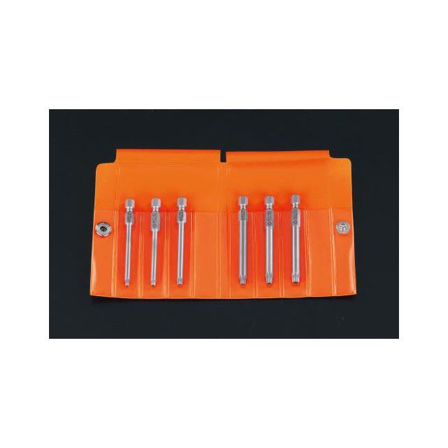 ●メーカー名：エスコ / ESCO●商品名：6本組/T10-T30 Bore Torx ドライバービット●メーカー品番：EA611GV●JANコード：4550061245149商品の保証は、メーカー保証書の内容に準じます。備考■工具袋付■サ...