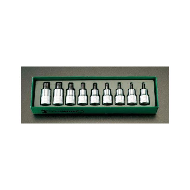 ●メーカー名：エスコ / ESCO●商品名：1/2”DR/T20-T60 Torx ビットソケットセット●メーカー品番：EA617ZT●JANコード：4518340995901商品の保証は、メーカー保証書の内容に準じます。備考■サイズ…T2...