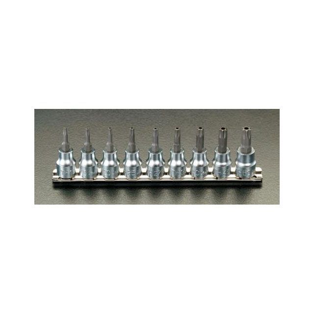 ●メーカー名：エスコ / ESCO●商品名：3/8”DR/T10-T50 Bore-Torx ビットソケットセット●メーカー品番：EA618BN●JANコード：4518340893566商品の保証は、メーカー保証書の内容に準じます。備考■差...
