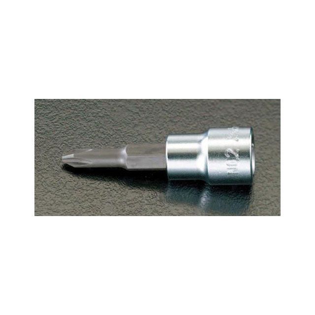 ●メーカー名：エスコ / ESCO●商品名：3/8”DR/＃2 + ビットソケット●メーカー品番：EA618BX-2●JANコード：4518340011540商品の保証は、メーカー保証書の内容に準じます。備考■差込角…3/8”■全長…60m...
