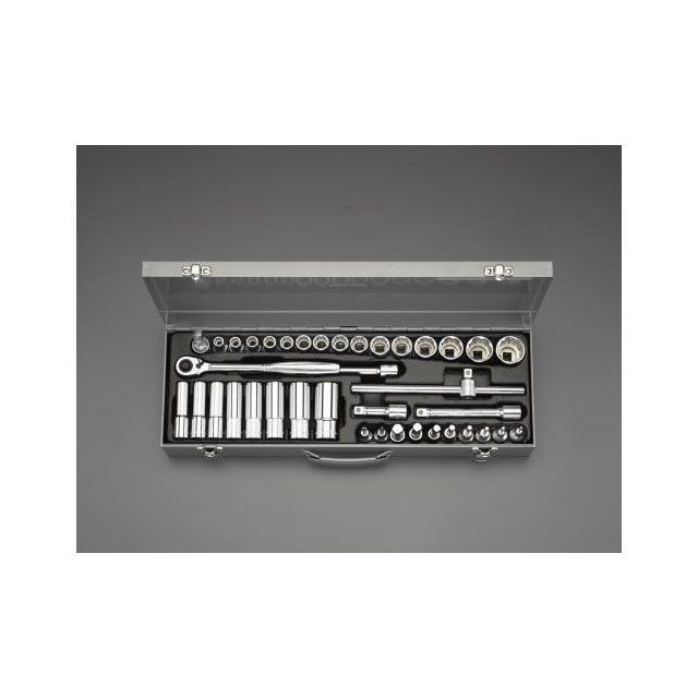 ●メーカー名：エスコ / ESCO●商品名：1/2”DR ソケットレンチセット●メーカー品番：EA618K-12●JANコード：4548745585421商品の保証は、メーカー保証書の内容に準じます。備考■セット内容…39点セット■ソケット...