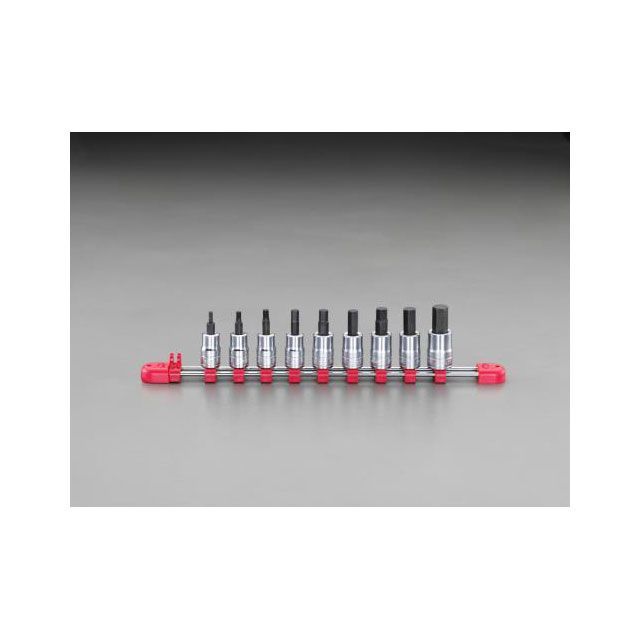 ●メーカー名：エスコ / ESCO●商品名：3/8”DR/3-12mm/9個組 INHEX ビットソケット●メーカー品番：EA618PX●JANコード：4548745912890商品の保証は、メーカー保証書の内容に準じます。備考■セット内容...