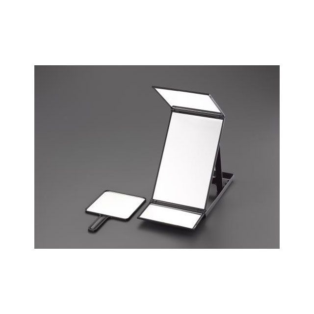 ●メーカー名：エスコ / ESCO●商品名：179x297mm 三面ミラー（ハンドルミラー付）●メーカー品番：EA724YG-21●JANコード：4548745859812商品の保証は、メーカー保証書の内容に準じます。備考■鏡サイズ…上・下...