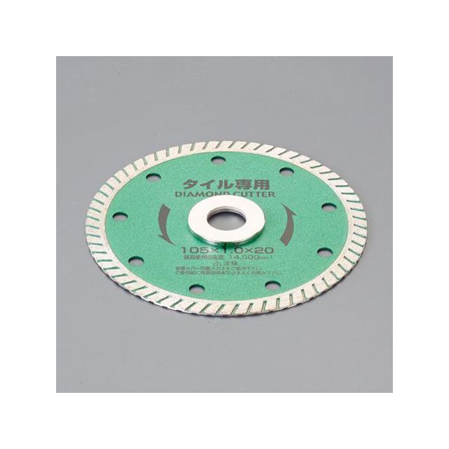 ●メーカー名：エスコ / ESCO●商品名：105x1.0x20mm ダイヤモンドカッター●メーカー品番：EA809-112●JANコード：4550061566459商品の保証は、メーカー保証書の内容に準じます。備考■最大回転数（rpm）…...