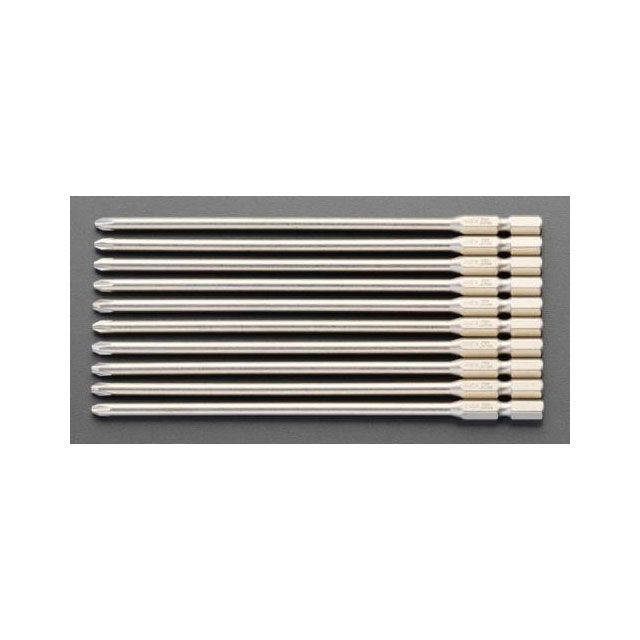 ●メーカー名：エスコ / ESCO●商品名：#2x150mm ハイパービット（10本組/マグネット付）●メーカー品番：EA813AC-76●JANコード：4548745052602商品の保証は、メーカー保証書の内容に準じます。備考■六角シャ...