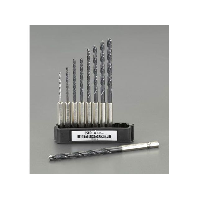 ●メーカー名：エスコ / ESCO●商品名：2.0-6.0mm/9本組 六角軸ドリル（HSS）●メーカー品番：EA824BH●JANコード：4548745481488商品の保証は、メーカー保証書の内容に準じます。備考■材質…HSS（ハイス）...