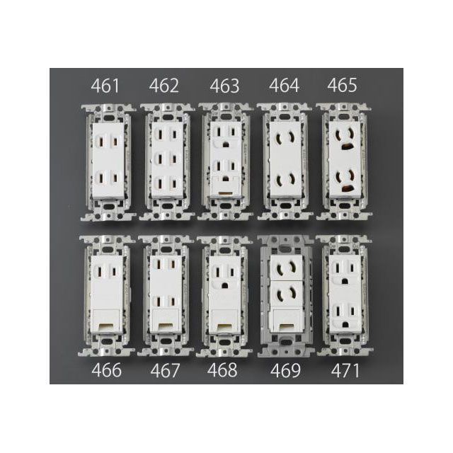 ●メーカー名：エスコ / ESCO●商品名：125V/15A 埋込コンセント（2口/接地付）●メーカー品番：EA940CD-471●JANコード：4548745305401商品の保証は、メーカー保証書の内容に準じます。備考■定格容量…15A...
