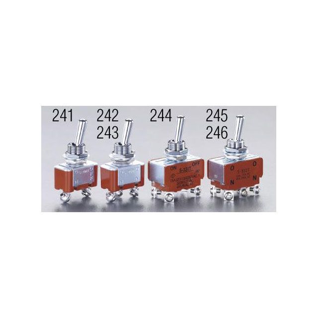 ●メーカー名：エスコ / ESCO●商品名：125V/15A（12mm） 単極双投/トグルスイッチ●メーカー品番：EA940DH-242●JANコード：4548745173956商品の保証は、メーカー保証書の内容に準じます。備考■メーカー…...
