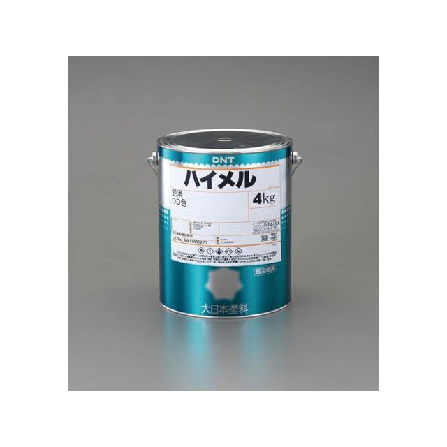●メーカー名：エスコ / ESCO●商品名：4.0kg 油性・多目的塗料（OD色・艶無し）●メーカー品番：EA942EC-62●JANコード：4518340661349商品の保証は、メーカー保証書の内容に準じます。備考■カラー…OD色（つや...