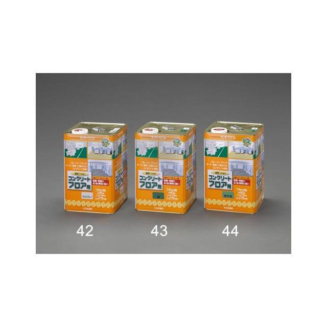 ●メーカー名：エスコ / ESCO●商品名：14kg 油性・コンクリート床塗料（緑）●メーカー品番：EA942EH-43●JANコード：4548745293128商品の保証は、メーカー保証書の内容に準じます。備考■ツヤあり■カラー…緑■内容...