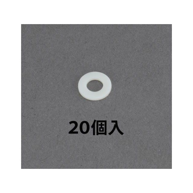 ●メーカー名：エスコ / ESCO●商品名：M6 平ワッシャー（RENY/20個）●メーカー品番：EA945AR-216●JANコード：4518340062016商品の保証は、メーカー保証書の内容に準じます。備考■材質…レニー■サイズ…M6...
