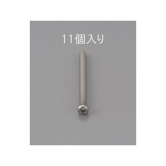 ●メーカー名：エスコ / ESCO●商品名：M3 x30mm 鍋頭小ねじ（ステンレス製/11本）●メーカー品番：EA949NF-330●JANコード：4548745471144商品の保証は、メーカー保証書の内容に準じます。備考■材質…ステン...