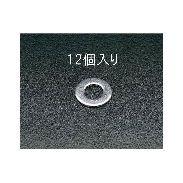 ●メーカー名：エスコ / ESCO●商品名：M12 平ワッシャー（ステンレス製/12個）●メーカー品番：EA949SE-12●JANコード：4518340413825商品の保証は、メーカー保証書の内容に準じます。備考■材質…ステンレス（SU...