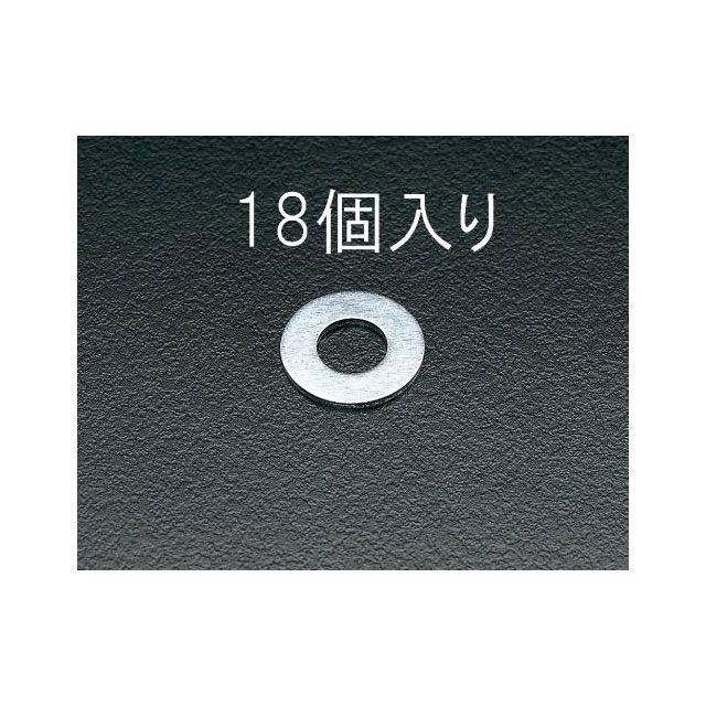 ●メーカー名：エスコ / ESCO●商品名：M12 平ワッシャー（18個）●メーカー品番：EA949WF-12●JANコード：4518340413535商品の保証は、メーカー保証書の内容に準じます。備考■材質…鉄（ユニクロメッキ）■内径×外...