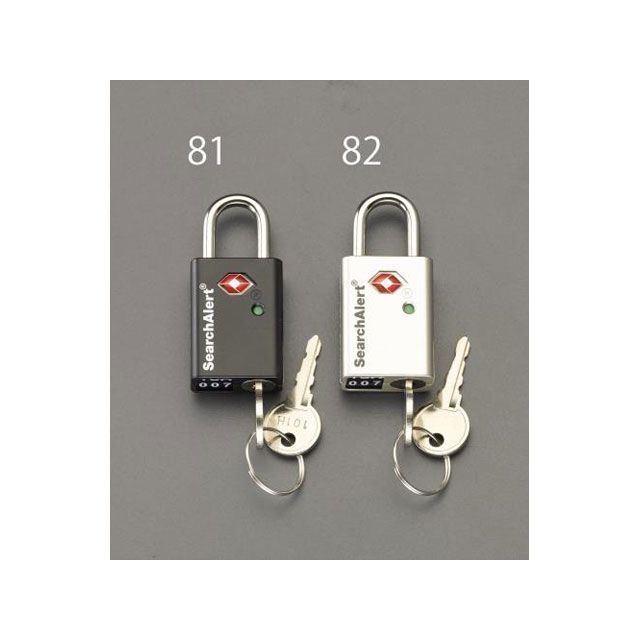 ●メーカー名：エスコ / ESCO●商品名：33mm パドロック（シルバー）●メーカー品番：EA983S-82●JANコード：4548745859720商品の保証は、メーカー保証書の内容に準じます。備考■材質…本体・ツル：スチール■鍵2本付...
