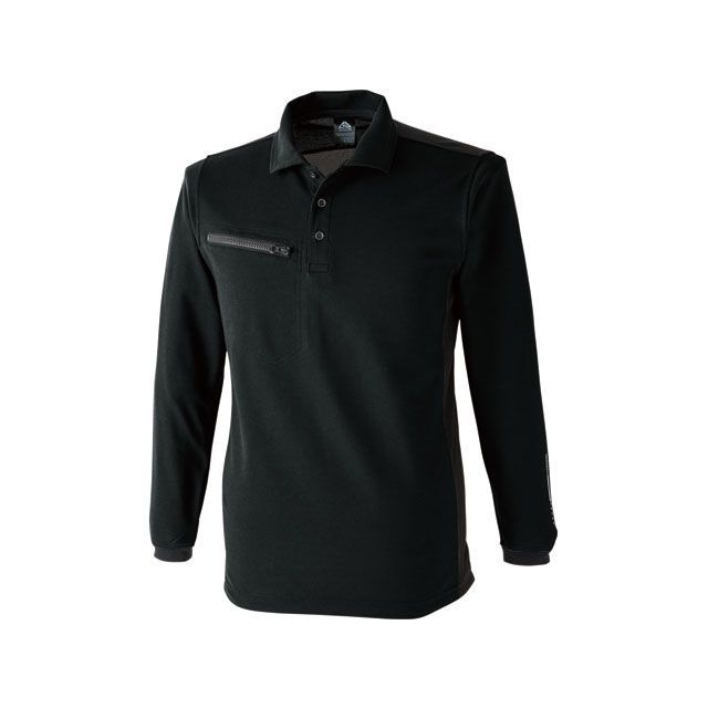 ●メーカー名：シーズクラブ / C’s CLUB●商品名：1710-19 リフレクション長袖ポロ（クロ）●サイズ：SS・サイズ：Sはこちら・サイズ：Mはこちら・サイズ：Lはこちら・サイズ：LLはこちら・サイズ：3Lはこちら・サイズ：4Lはこ...