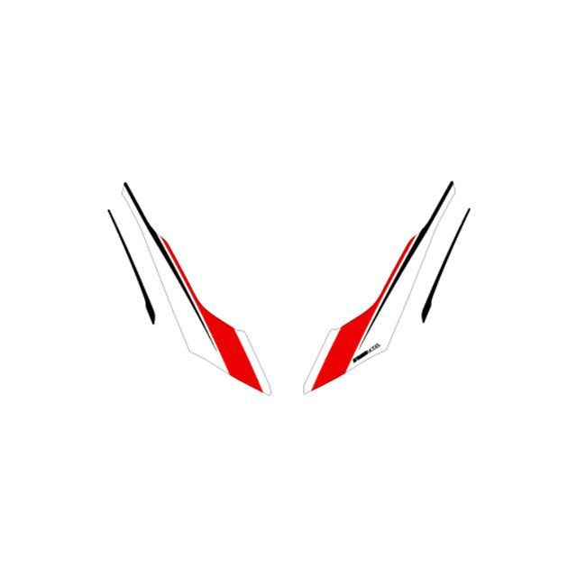 ●メーカー名：エムディーエフ / MDF●商品名：X FORCE（2022〜）グラフィックキット ストロボモデル（レッド）●タイプ フロントトップ・タイプ：コンプリートセットはこちら・タイプ：フロントフェンダーはこちら・タイプ：フロントサイ...