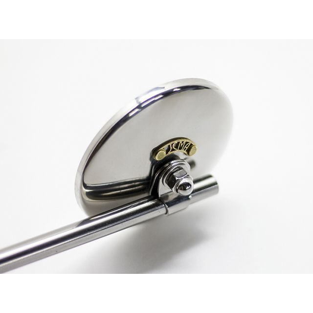 ●メーカー名：モーターロック / Motor Rock●商品名：JCMAミラー φ80 ポリッシュ 逆ネジ●JCMAタグ Brass・JCMAタグ：Brass/Nickelはこちら・JCMAタグ：Nickelはこちら・JCMAタグ：Nick...