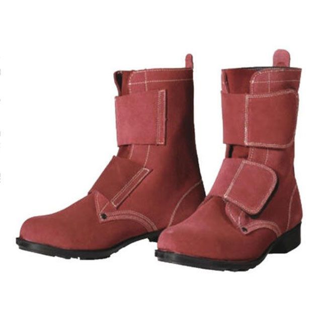 ●メーカー名：ドンケル / DONKEL●商品名：T-6 溶接作業用安全靴 鋼製先芯ゴム底 長編上靴 マジック 赤●サイズ 26.0cm・サイズ：23.5cmはこちら・サイズ：24.0cmはこちら・サイズ：24.5cmはこちら・サイズ：25...