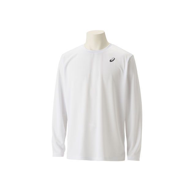 ●メーカー名：アシックス / ASICS●商品名：2031E018 ES DRY ONEPOINT LS SHIRT（ブリリアントホワイト×パフォーマンスブラック）●サイズ XL・サイズ：Mはこちら・サイズ：Lはこちら・サイズ：2XLはこち...