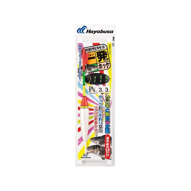 ●メーカー名：HAYABUSA / Hayabusa(ハヤブサ)●商品名：ホッケウキ釣り ウーリーサビキセット HA261 6/5号 ハリス3●メーカー品番：HA261-6/5-3●JANコード：4993722735748商品の保証は、メー...