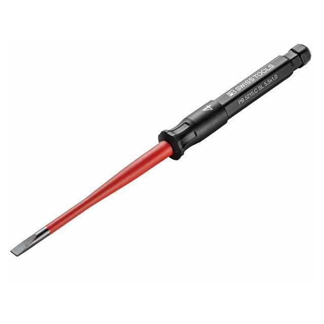 ●メーカー名：PBスイスツールズ / PBSWISSTOOLS(ピービースイスツールズ)●商品名：5215.CSL5.5X1.0 5215絶縁ドライバーブレードシリーズ 絶縁マイナスドライバーブレード 刃先厚1×刃先幅5.5mm●メーカー品...