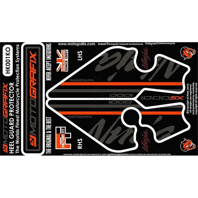 ●メーカー名：モトグラフィックス / MOTOGRAFIX●商品名：ボディパッド HEEL GUARD PROTECTOR●メーカー品番：MT-HK001KO●JANコード：4580041249164当商品はお客様ご注文後の海外輸入となりま...
