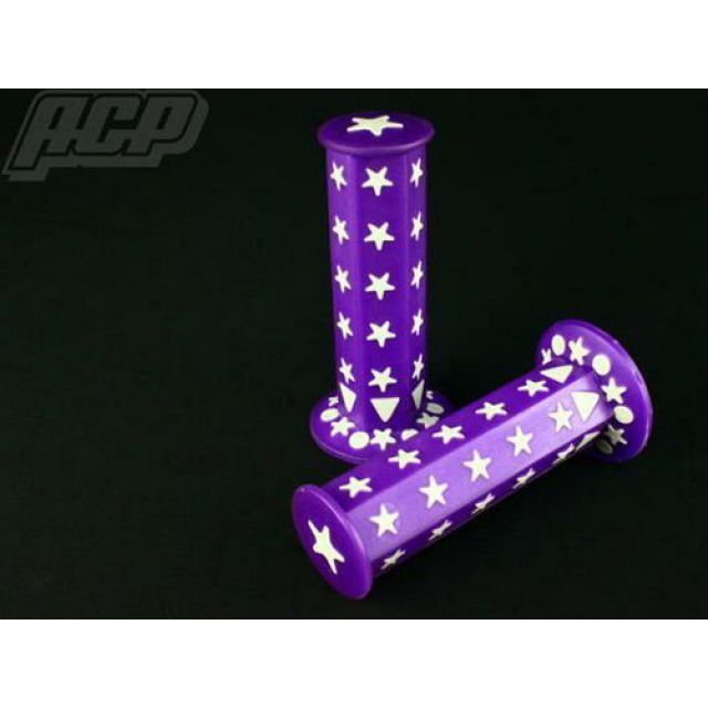 ●メーカー名：ACP(エーシーピー)●商品名：汎用 六角 星柄 グリップ●カラー：パープル・カラー：ピンクはこちら●メーカー品番：HG0073商品の保証は、メーカー保証書の内容に準じます。●サイズ全長125mm、内長116mm●備考大人気！...