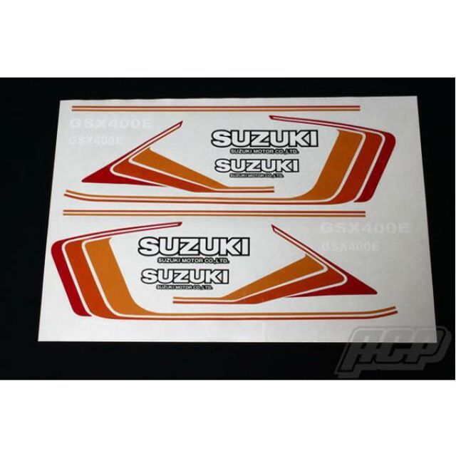 ●メーカー名：ACP(エーシーピー)●商品名：GSX400E （ザリ用） 純正タイプ ラインステッカーセット●メーカー品番：ST076商品の保証は、メーカー保証書の内容に準じます。●内容タンク、サイドカバー、シートレール、テール●備考■GS...