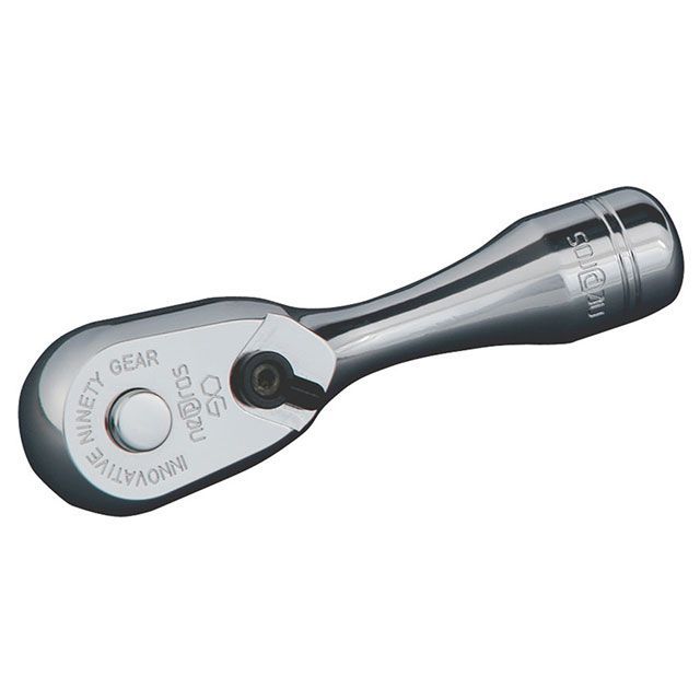 ●メーカー名：ネプロス / nepros●商品名：NBR290S 6.3sq. ショートラチェットハンドル 90ギア 全長80mm●メーカー品番：NBR290S●JANコード：4989433169613商品の保証は、メーカー保証書の内容に準...