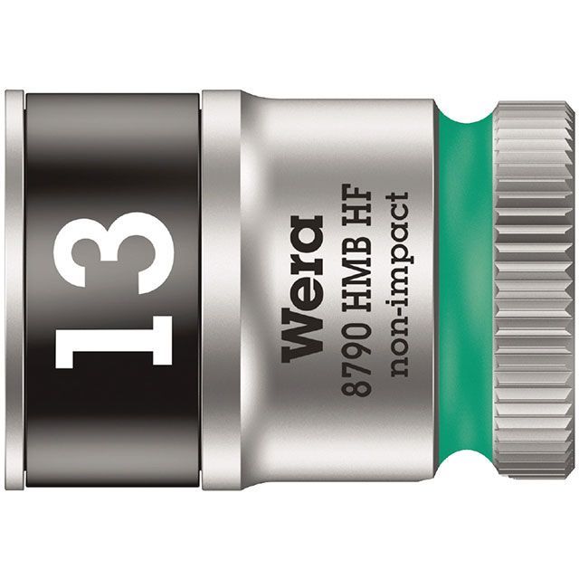●メーカー名：ヴェラ / WERA●商品名：003747 差込角3/8DR 保持機能付き ZYKLOPソケット 六角差込サイズ13mm 全長29mm●メーカー品番：・003747●JANコード：4013288193988商品の保証は、メーカ...