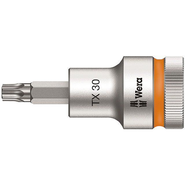 ●メーカー名：ヴェラ / WERA●商品名：003833 差込角1/2DR トルクスビットソケット ドライブ保持機能付き サイズTX30 全長60mm●メーカー品番：・003833●JANコード：4013288183347商品の保証は、メー...