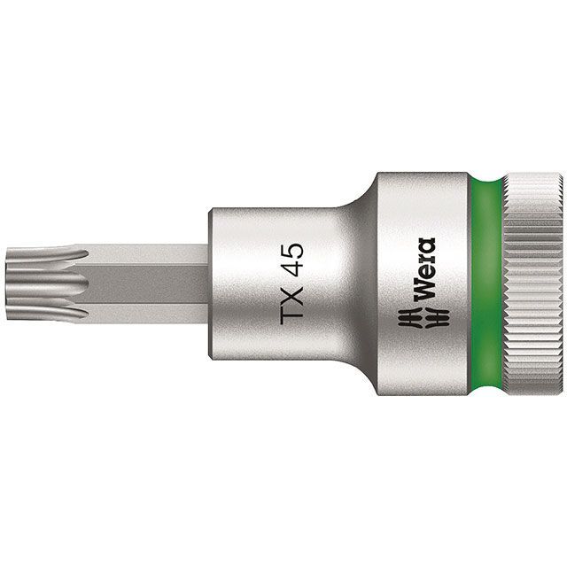 ●メーカー名：ヴェラ / WERA●商品名：003835 差込角1/2DR トルクスビットソケット ドライブ保持機能付き サイズTX45 全長60mm●メーカー品番：・003835●JANコード：4013288183361商品の保証は、メー...
