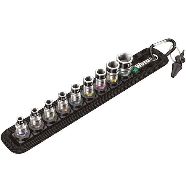 ●メーカー名：ヴェラ / WERA●商品名：003880 差込角1/4DR 9点組ソケットセット ドライブ保持機能付き●メーカー品番：・003880●JANコード：4013288190758商品の保証は、メーカー保証書の内容に準じます。仕様...