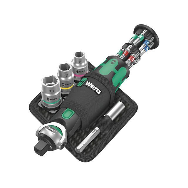 ●メーカー名：ヴェラ / WERA●商品名：004281 サイクロップ 首振り式ラチェットドライバー ビット12本収納 ポーチ付き●メーカー品番：・004281●JANコード：4013288223050商品の保証は、メーカー保証書の内容に準...