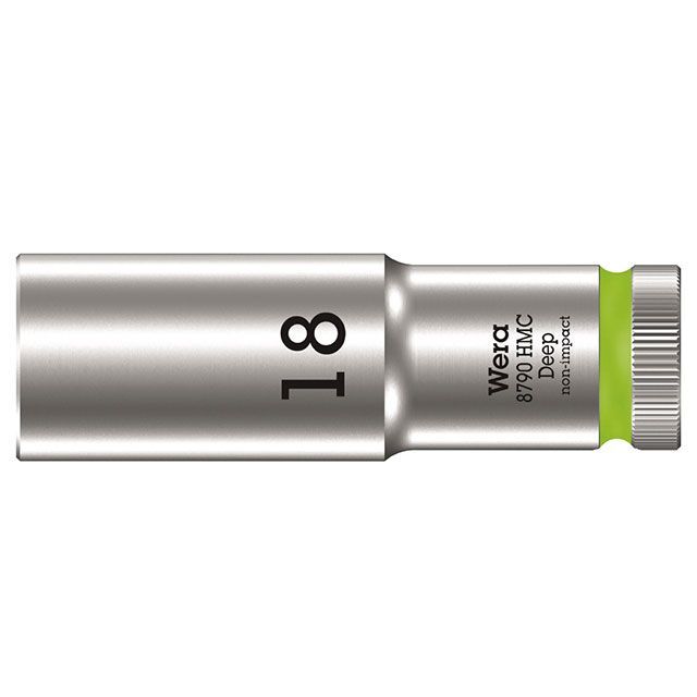 ●メーカー名：ヴェラ / WERA●商品名：004558 差込角1/2DR ZYKLOPディープソケット サイズ18mm 全長83mm●メーカー品番：・004558●JANコード：4013288210647商品の保証は、メーカー保証書の内容...