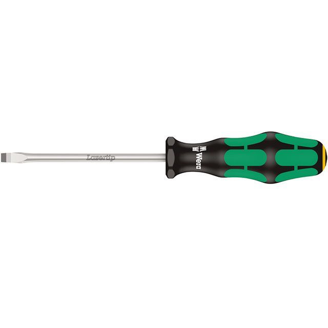 ●メーカー名：ヴェラ / WERA●商品名：007610 マイナスドライバー 刃先サイズ5.0 軸長100mm クラフトフォームハンドル●メーカー品番：・007610●JANコード：4013288003058商品の保証は、メーカー保証書の内...