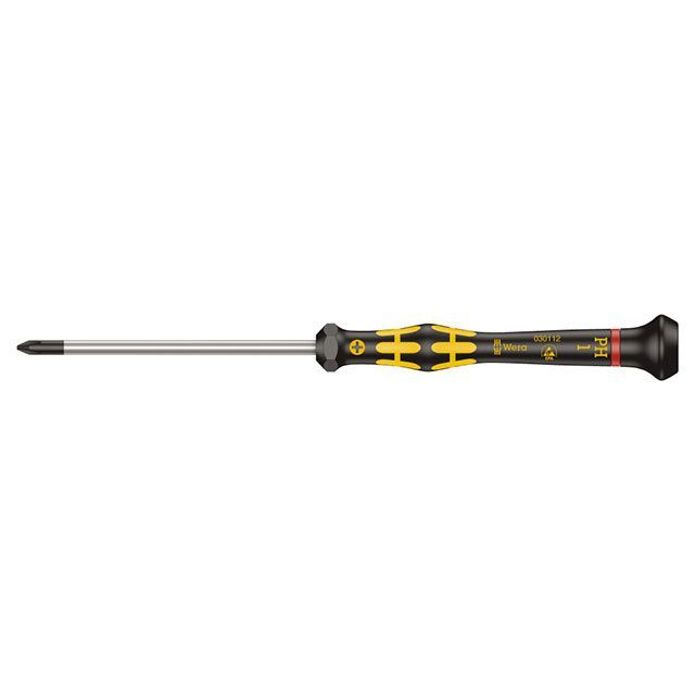 ●メーカー名：ヴェラ / WERA●商品名：030112 ESD静電気放電対策 精密用プラスドライバー 刃先サイズPH1 軸長80mm●メーカー品番：・030112●JANコード：4013288039132商品の保証は、メーカー保証書の内容...