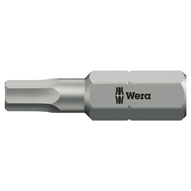 ●メーカー名：ヴェラ / WERA●商品名：056303 差込6.35mm ヘキサゴンドライバービット 刃先サイズHEX1.5 全長25mm●メーカー品番：・056303●JANコード：4013288012623商品の保証は、メーカー保証書...
