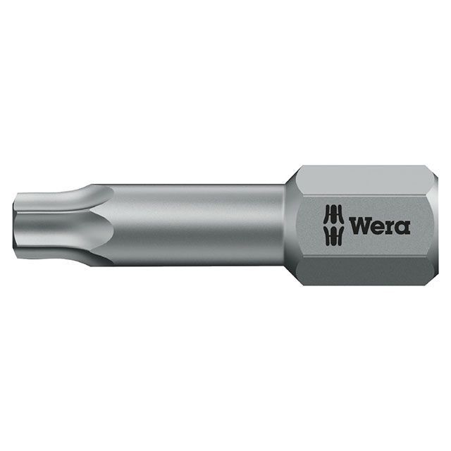 ●メーカー名：ヴェラ / WERA●商品名：066304 TORSION トルクスネジ用 ドライバービット トーションビット設計 刃先サイズ6.35mm 刃先サイズTX9 全長25mm●メーカー品番：・066304●JANコード：40132...