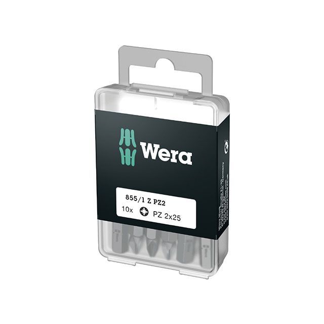 ●メーカー名：ヴェラ / WERA●商品名：072404 10本入 ポジドライブネジ用 ドライバービット 差込6.35mm 刃先サイズPZ2 全長25mm●メーカー品番：・072404●JANコード：4013288115775商品の保証は、...