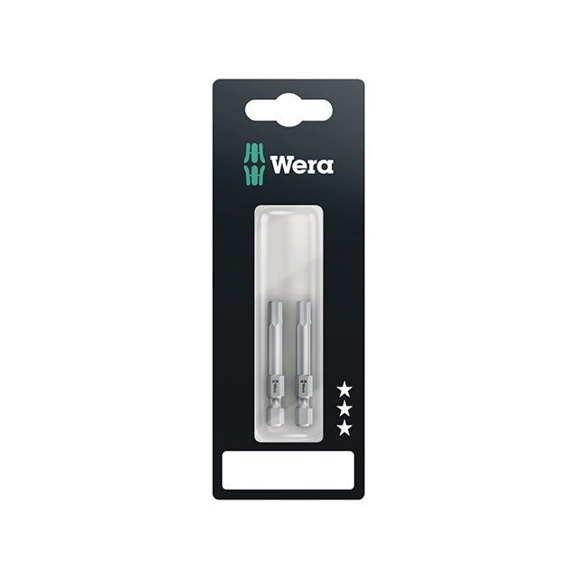 ●メーカー名：ヴェラ / WERA●商品名：073058 2本入 HEX-Plus 六角穴付きネジ用 ドライバービット 差込6.35mm 刃先サイズ3.0mm 全長50mm●メーカー品番：・073058●JANコード：40132882024...