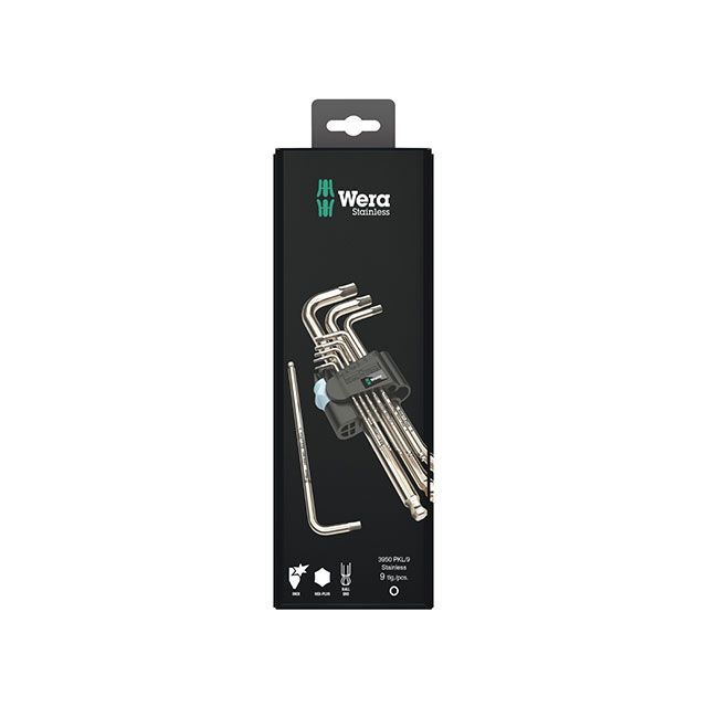 ●メーカー名：ヴェラ / WERA●商品名：073544 9本組 HEX-Plus ステンレス製 ボールポイント付 L型六角棒レンチ ホルダー付●メーカー品番：・073544●JANコード：4013288180377商品の保証は、メーカー保...