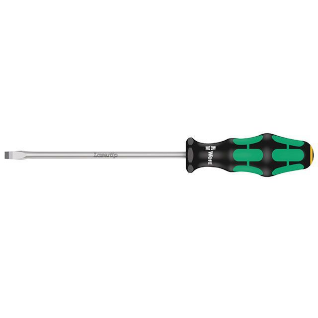 ●メーカー名：ヴェラ / WERA●商品名：110010 電気工事関連向け Slip STOPマイナスドライバー 刃先サイズ-6.5mm 軸長150mm●メーカー品番：・110010●JANコード：4013288003089商品の保証は、メ...