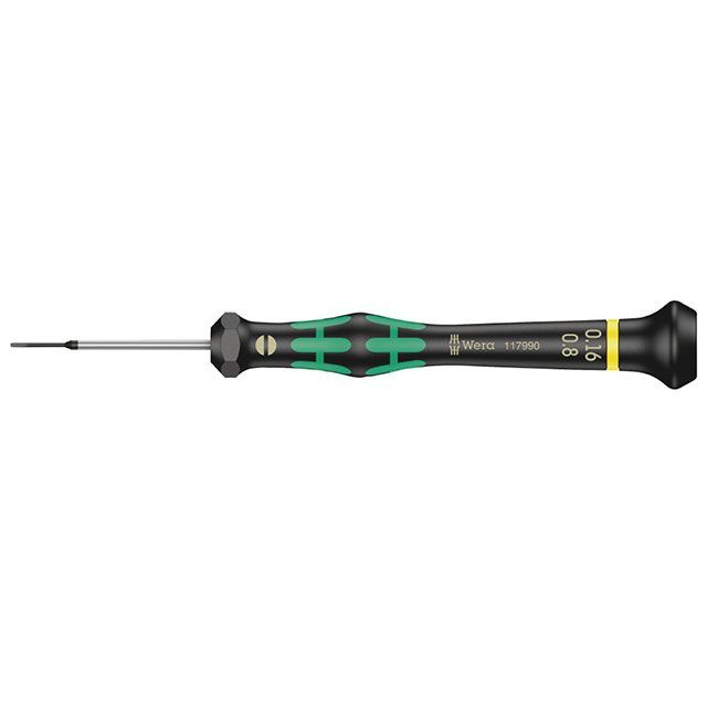 ●メーカー名：ヴェラ / WERA●商品名：117990 精密用マイナスドライバー 先端サイズ0.16×0.8mm 軸長40mm●メーカー品番：・117990●JANコード：4013288108418商品の保証は、メーカー保証書の内容に準じ...
