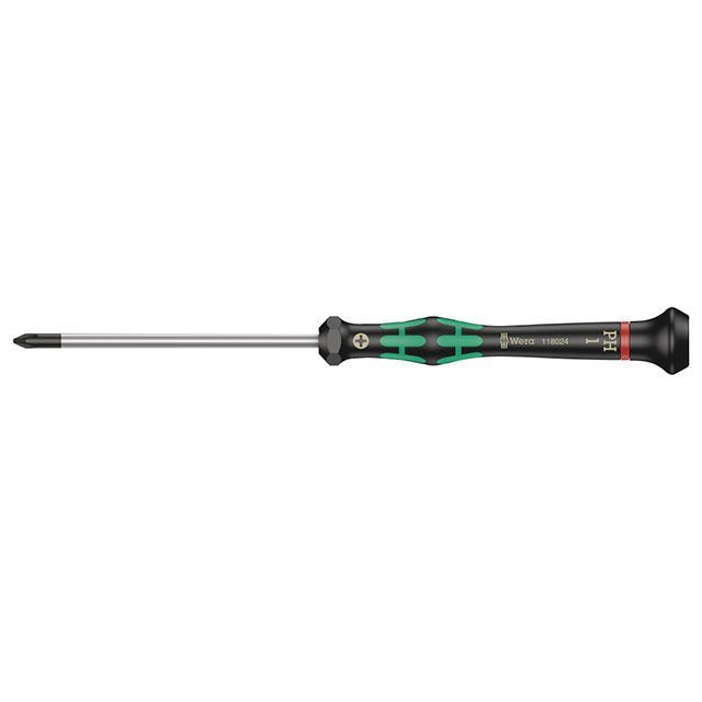 ●メーカー名：ヴェラ / WERA●商品名：118024 精密用プラスドライバー 先端サイズ#1 軸長80mm●メーカー品番：・118024●JANコード：4013288031983商品の保証は、メーカー保証書の内容に準じます。●仕様先端サ...