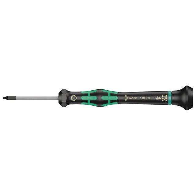 ●メーカー名：ヴェラ / WERA●商品名：118039 精密用トルクスドライバー 先端サイズTX4 軸長40mm●メーカー品番：・118039●JANコード：4013288040084商品の保証は、メーカー保証書の内容に準じます。●仕様先...